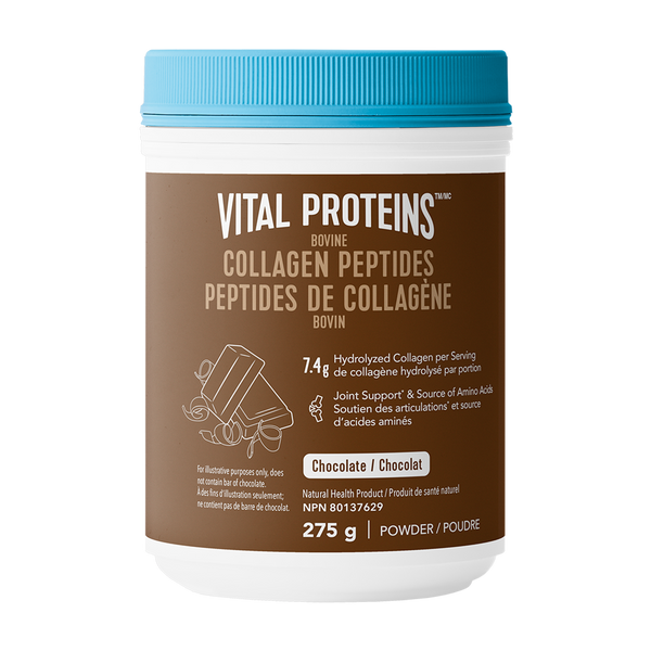 Chocolate Collagen Peptides 275g - Chocolate – Vital Proteins Canada